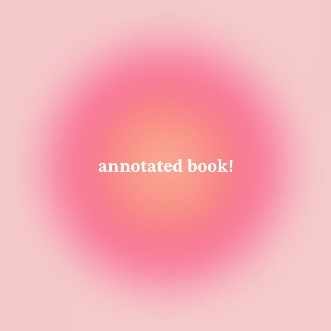 Annotated Book - Etsy