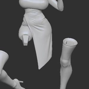 Ghost Girl | 3D Printed Resin Statue | Pin up Figurine | MODEL KIT ...