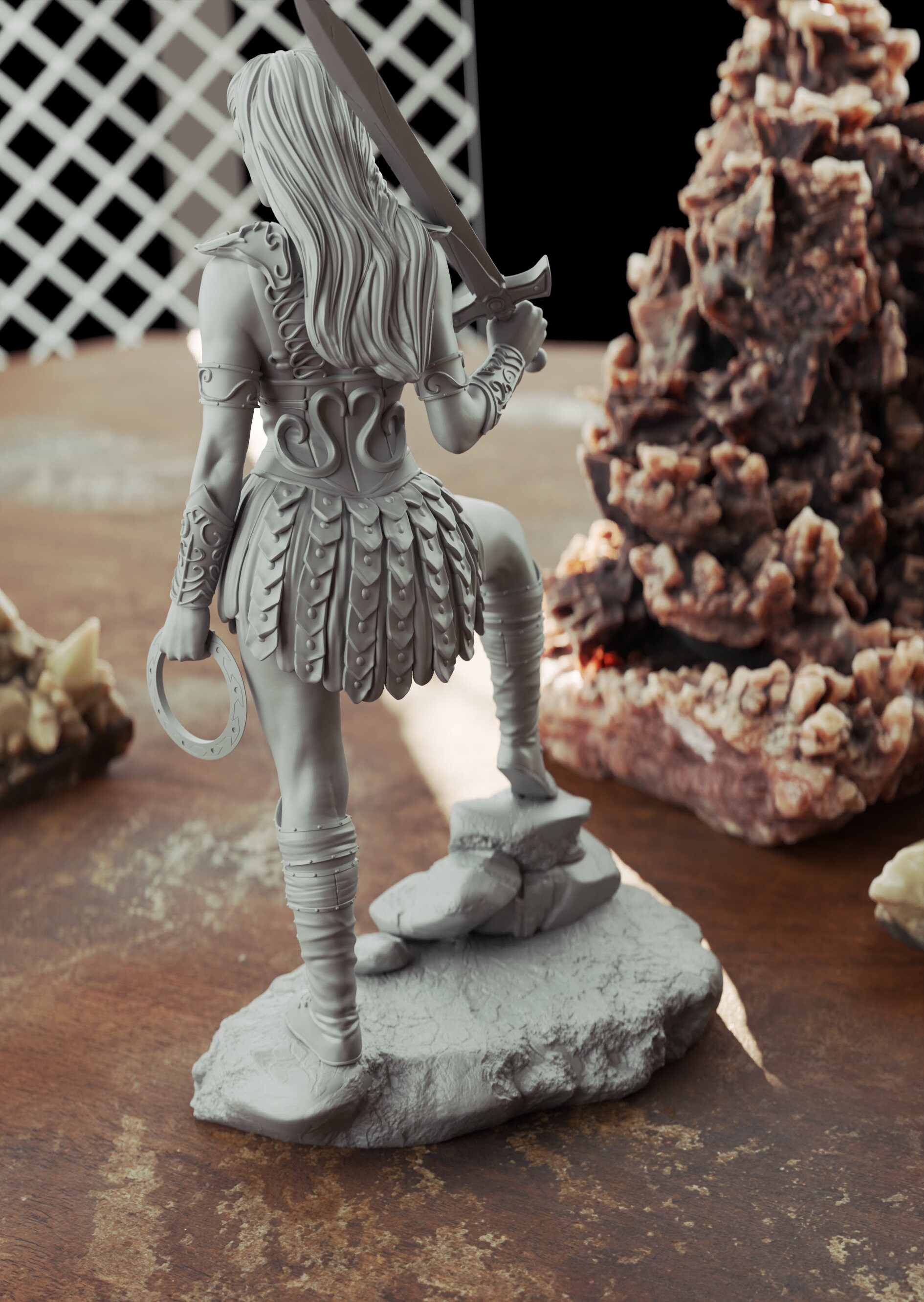 Xena 3D Printed Resin Statue MODEL KIT UNPAINTED 200 Mm - Etsy