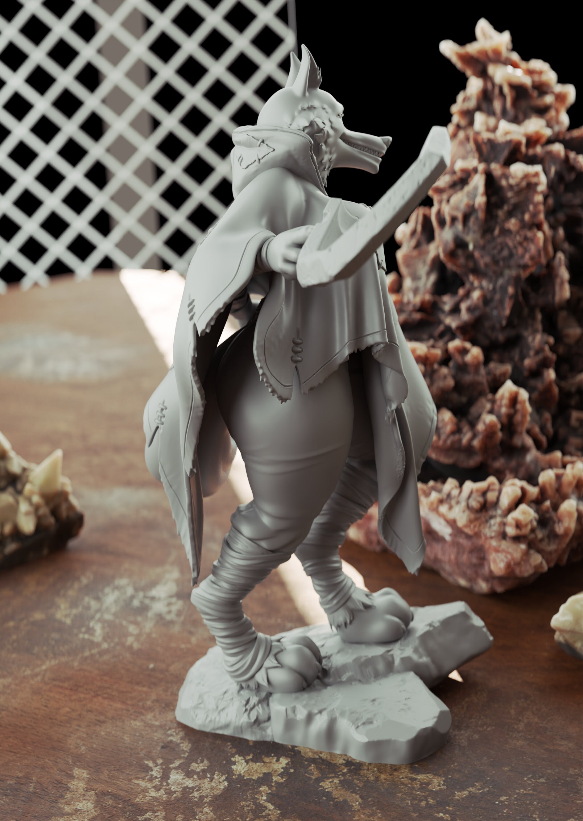 Bad Wolf | 3D Printed Resin Statue | Pin up Figurine | MODEL KIT ...