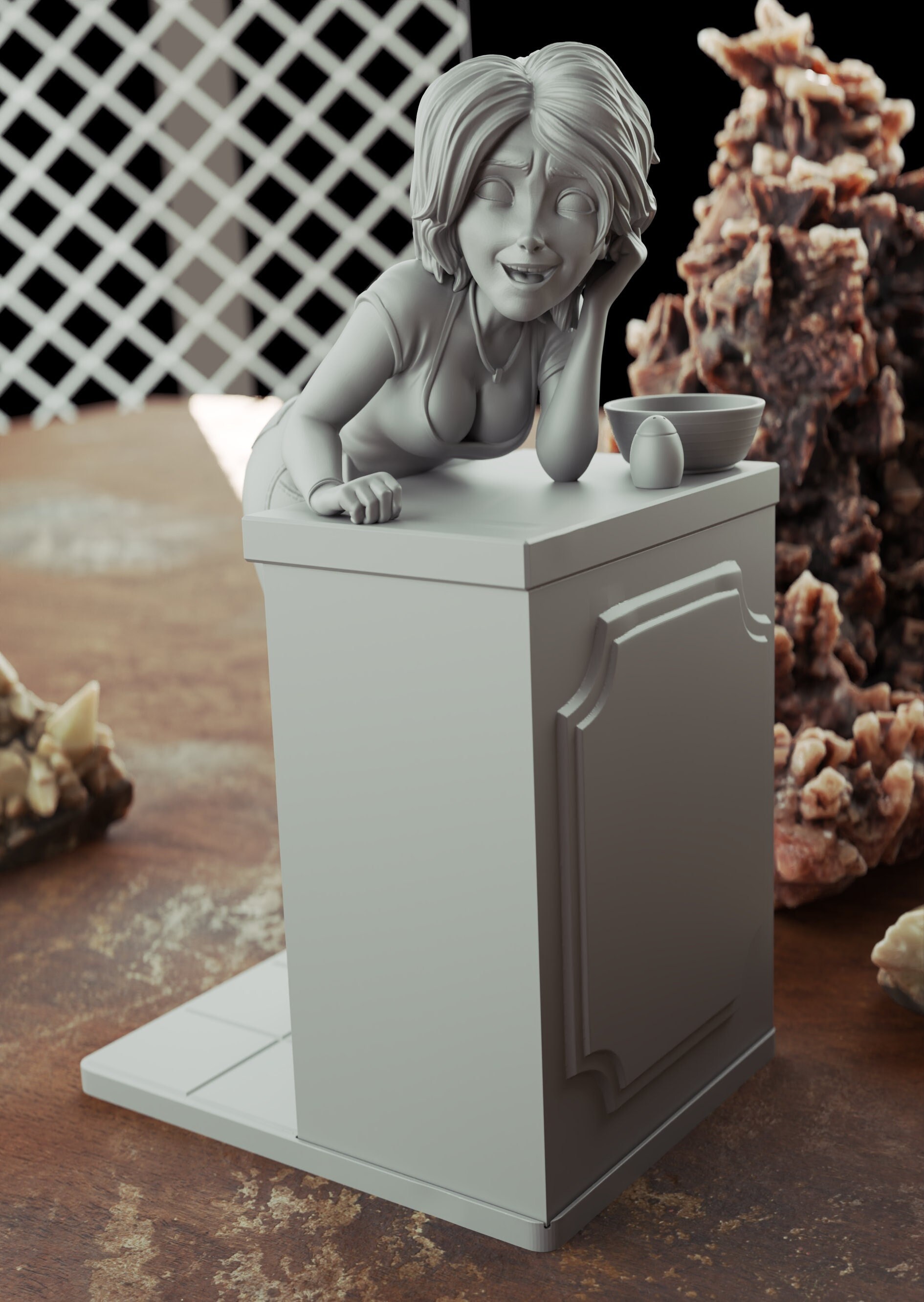 Aunt Cass 3D Printed Resin Statue MODEL KIT UNPAINTED 130 Mm - Etsy