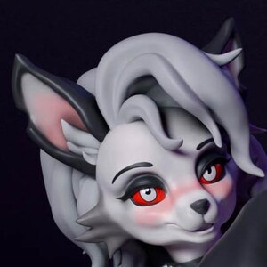 Loona Chair Furry 3D Printed Resin Statue MODEL KIT UNPAINTED 115 Mm - Etsy