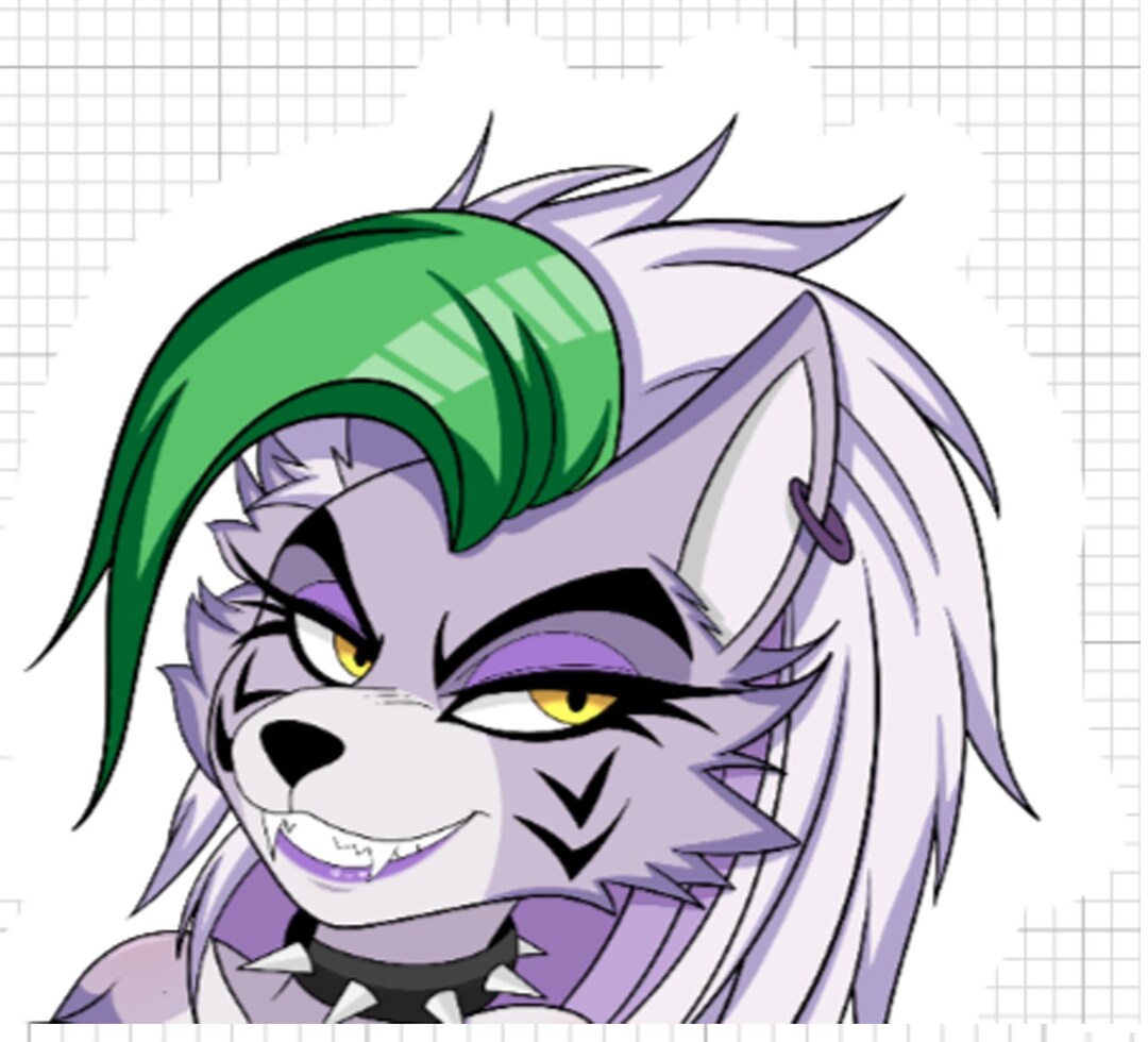 Roxanne Wolf Furry Sticker: Monster Waifu Vinyl Decal - Etsy