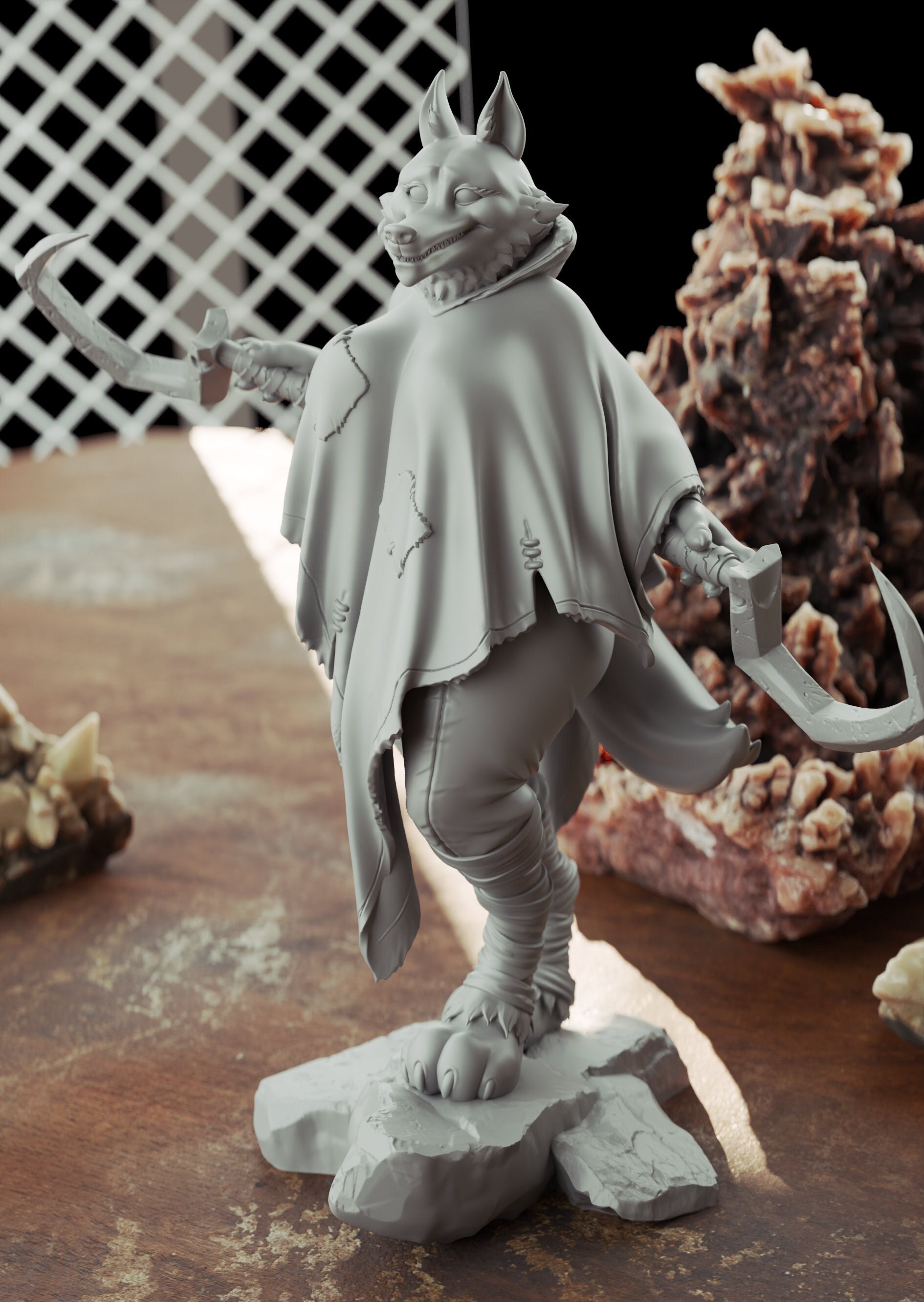 Bad Wolf | 3D Printed Resin Statue | Pin up Figurine | MODEL KIT ...
