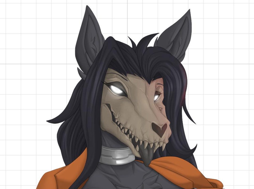 Malo Monster Pinup V3 Furry | Monster Waifu Sticker | Fictional Anthro ...