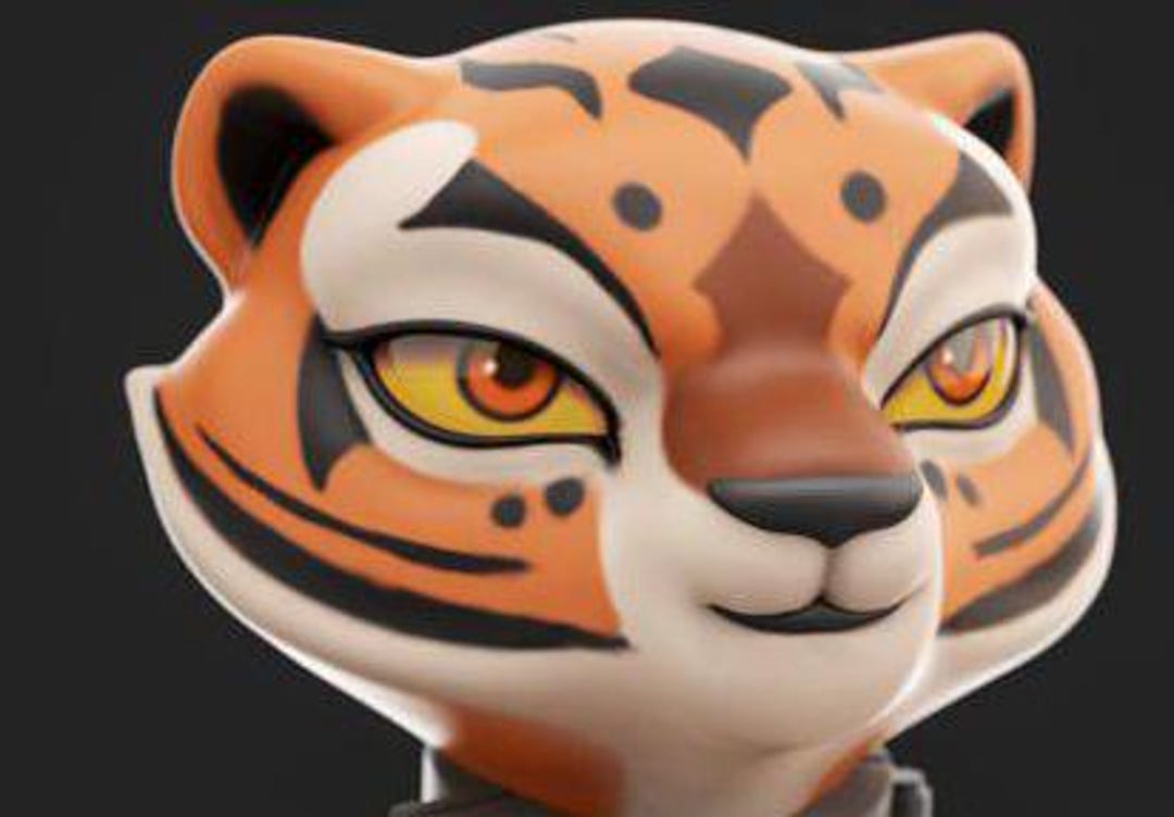 Tigress on Barrel Furry 3D Printed Resin Statue MODEL KIT UNPAINTED 180 ...