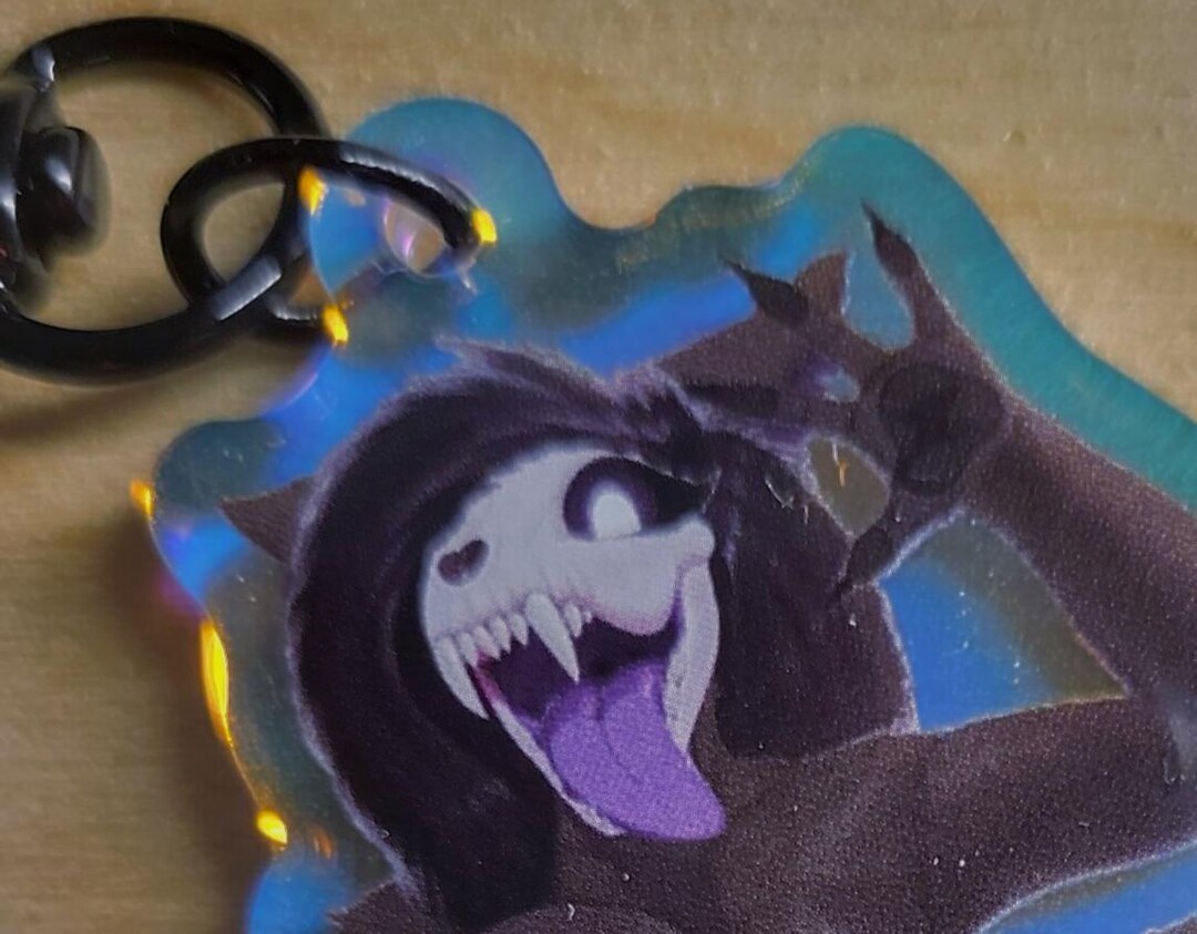 Malo V2 Monster Furry | Monster Waifu Acrylic Keychain | Fictional ...