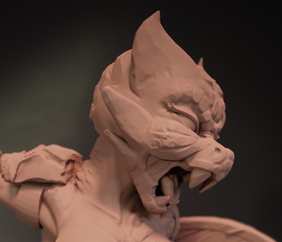 Enraged Ramshackle Kobold 32mm Scale Fantasy Dnd - Miniature for Mini ...