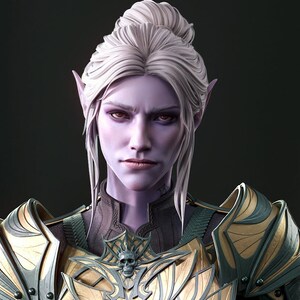 Minthara BG3 | 3D Printed Resin Statue | Pin up Figurine | MODEL KIT ...