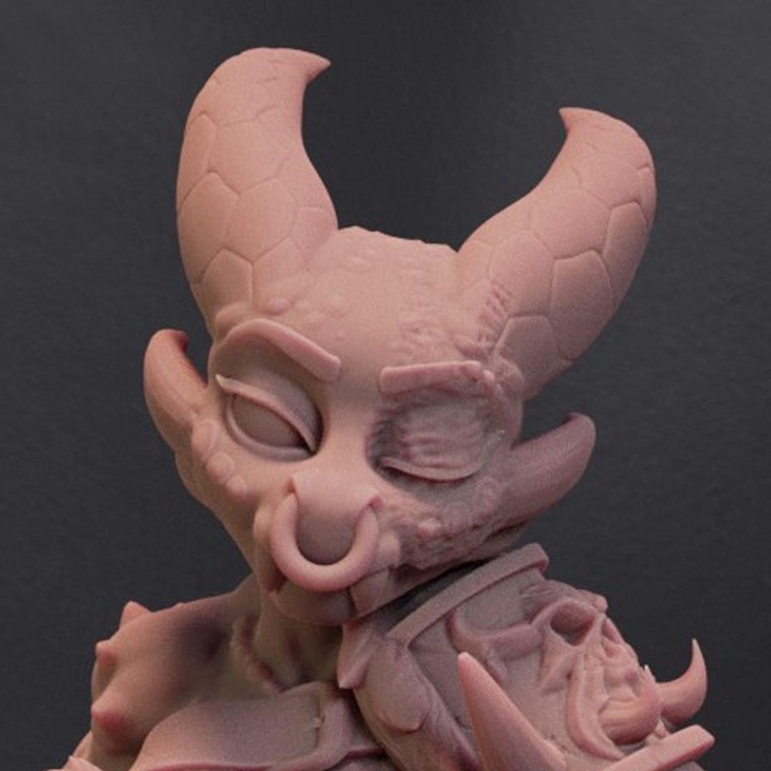 Forlorn Ramshackle Kobold 32mm Scale Fantasy Dnd - Miniature for Mini ...