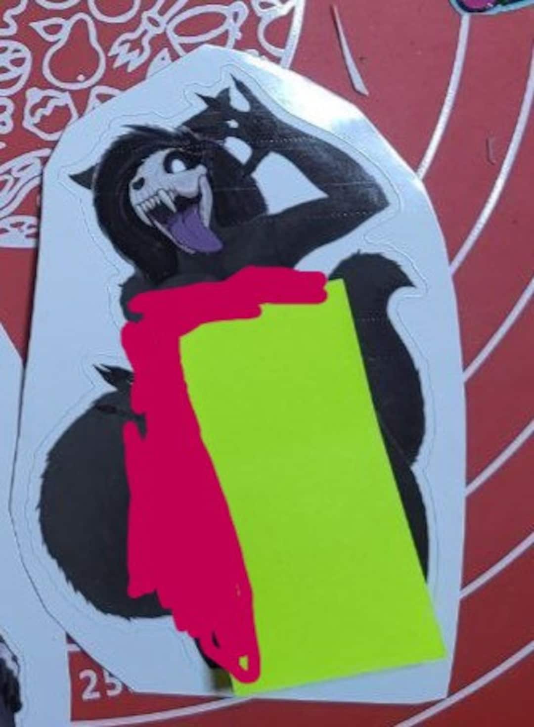 Malo Monster Pinup Furry Vinyl Sticker - Etsy