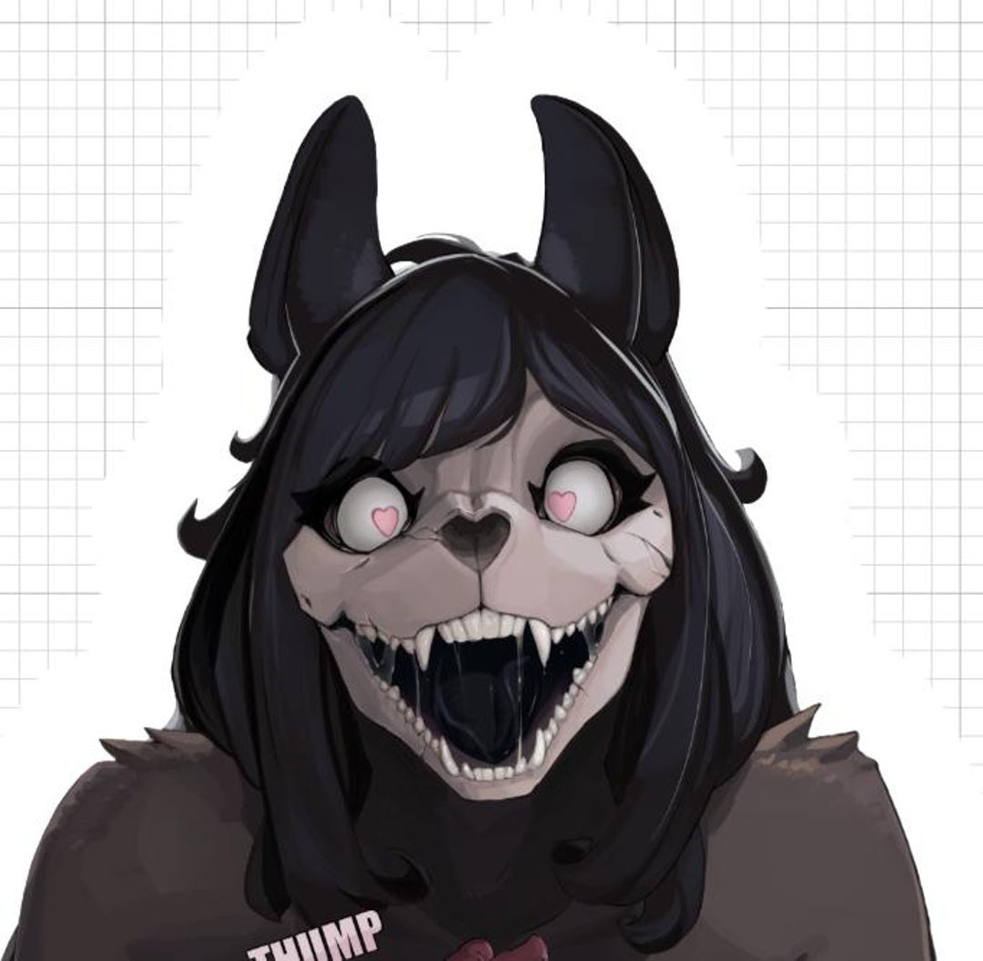 Malo Monster Furry | Monster Waifu Sticker | Fictional Anthro | Furry ...