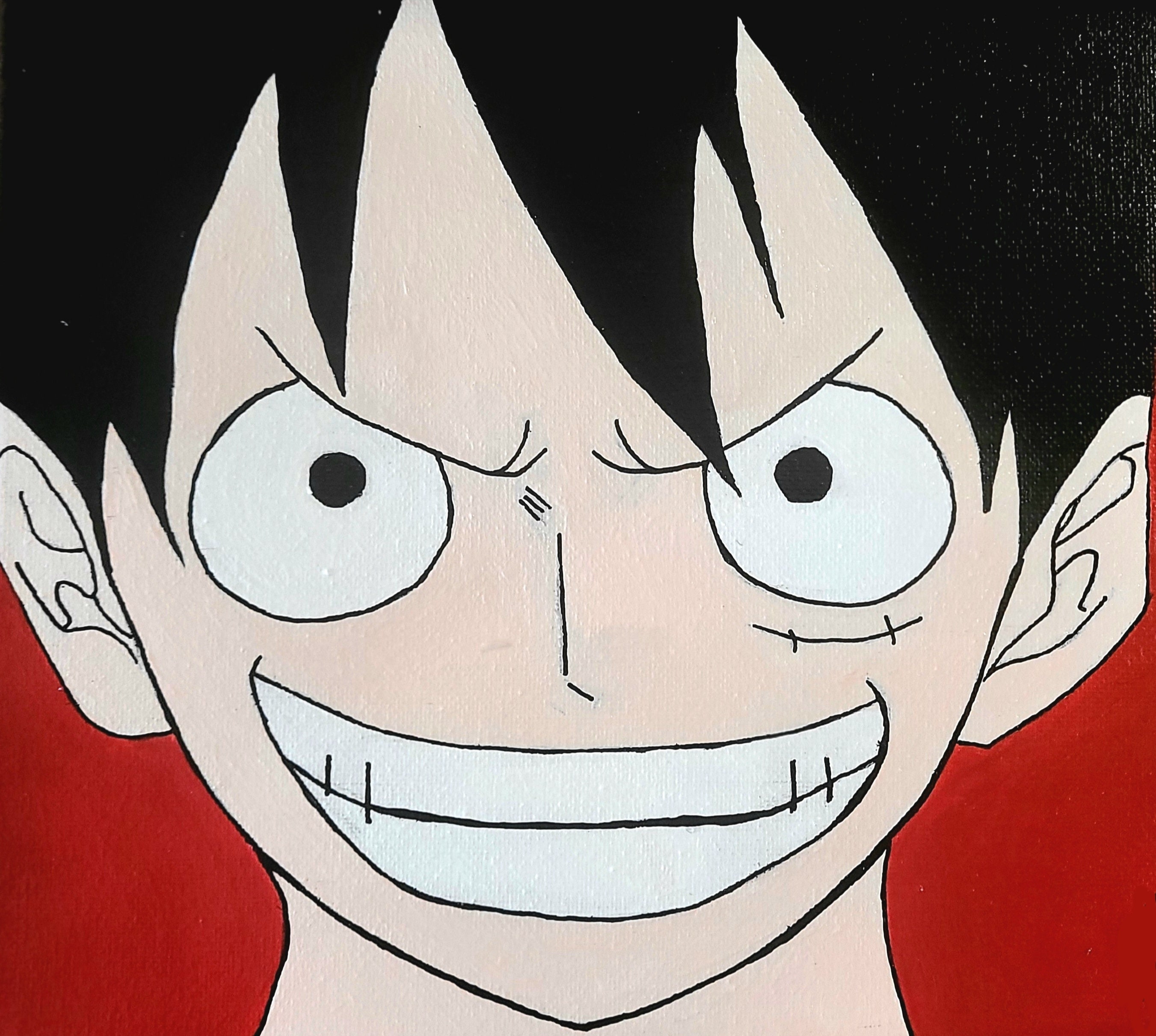 Luffy Canvas Print - Etsy