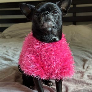 Pink Dog Sweater for Small Breeds Like Chihuahuas. Warm Sweater for ...