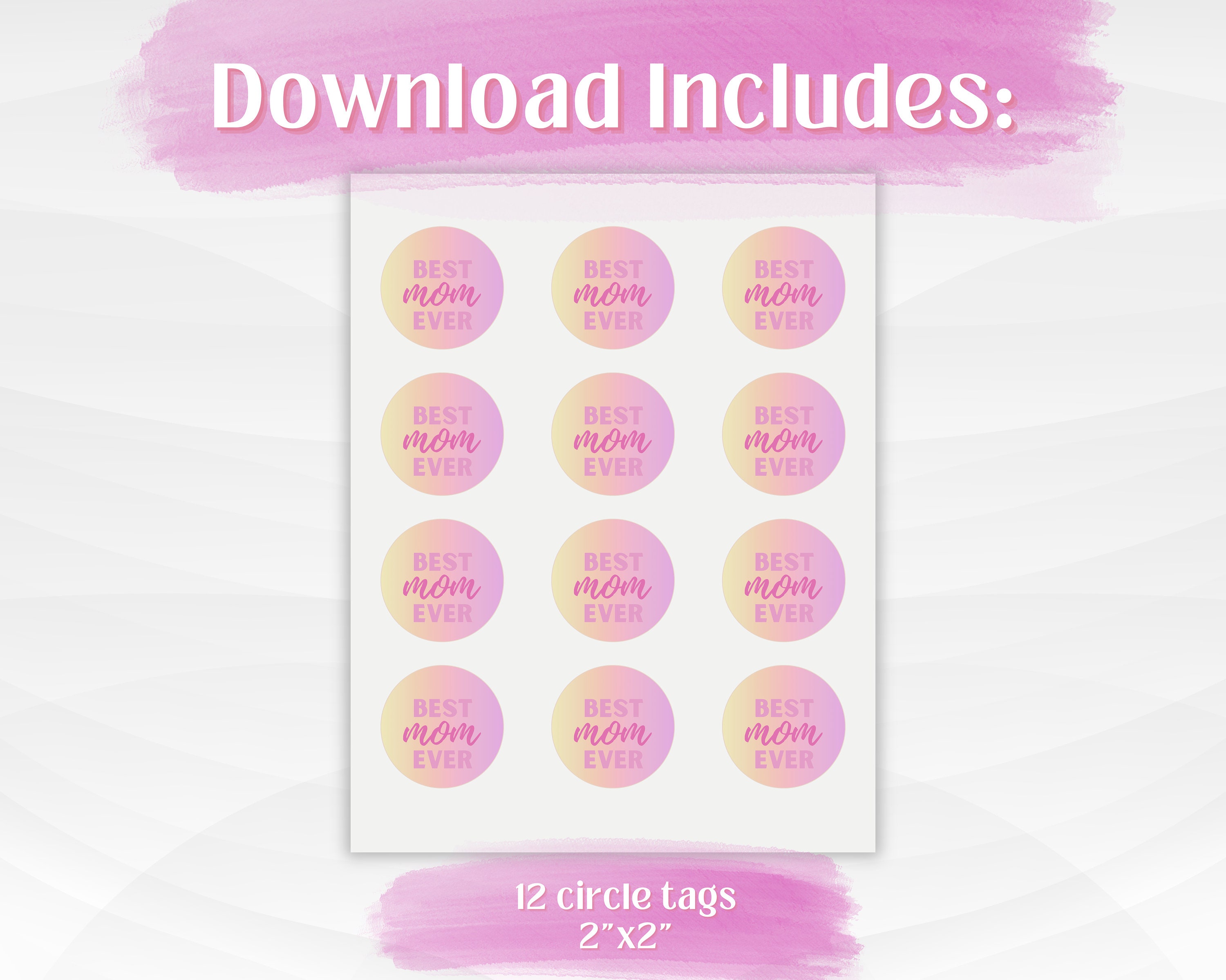 Mother's Day Printable Gift Tag | Gift for Mom | Happy Mother's Day ...