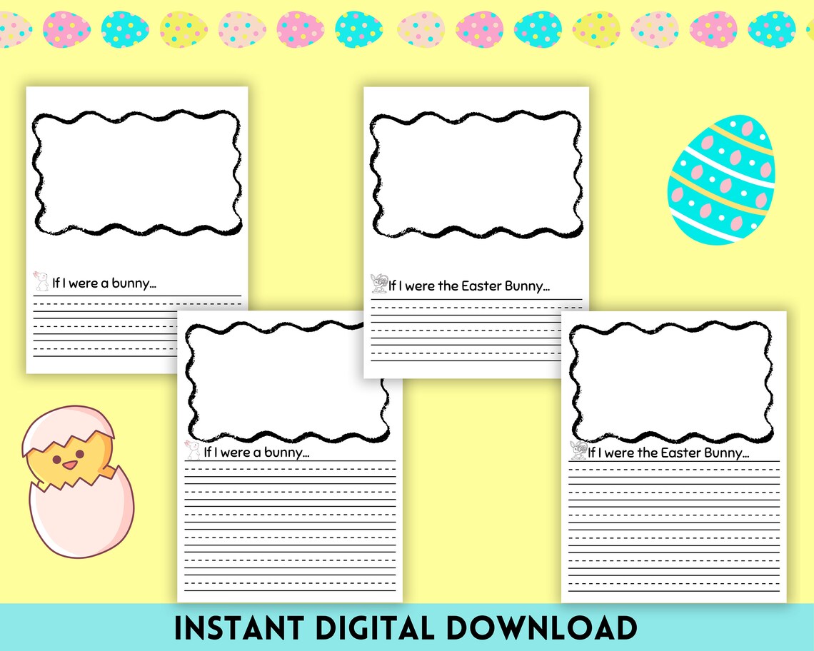 Easter Spring Activity Pages, Kindergarten First Grade Easter ...