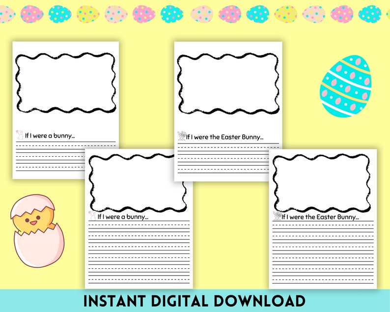 Easter Spring Activity Pages, Kindergarten First Grade Easter ...