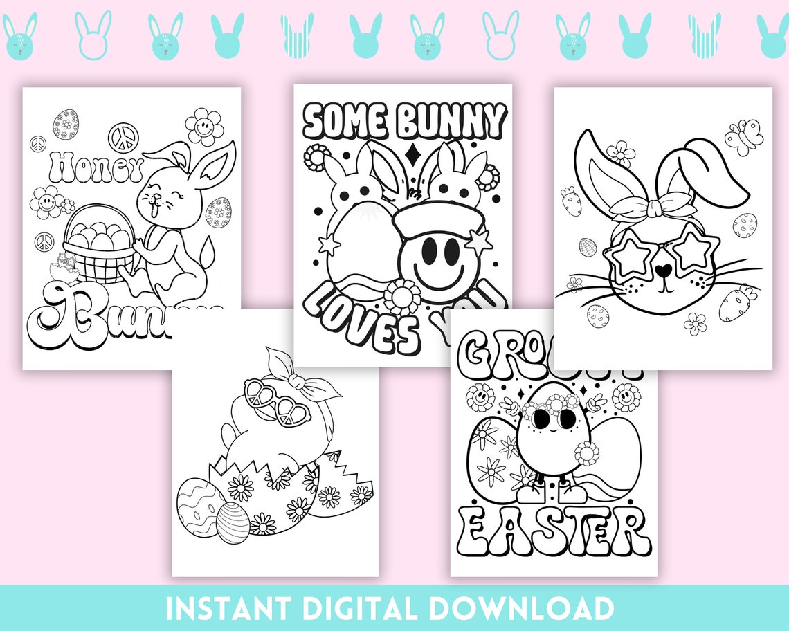 Easter Coloring Pages, Coloring Pages for Kids, Easter Printable ...