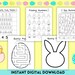 Easter Spring Activity Pages, Kindergarten First Grade Easter ...