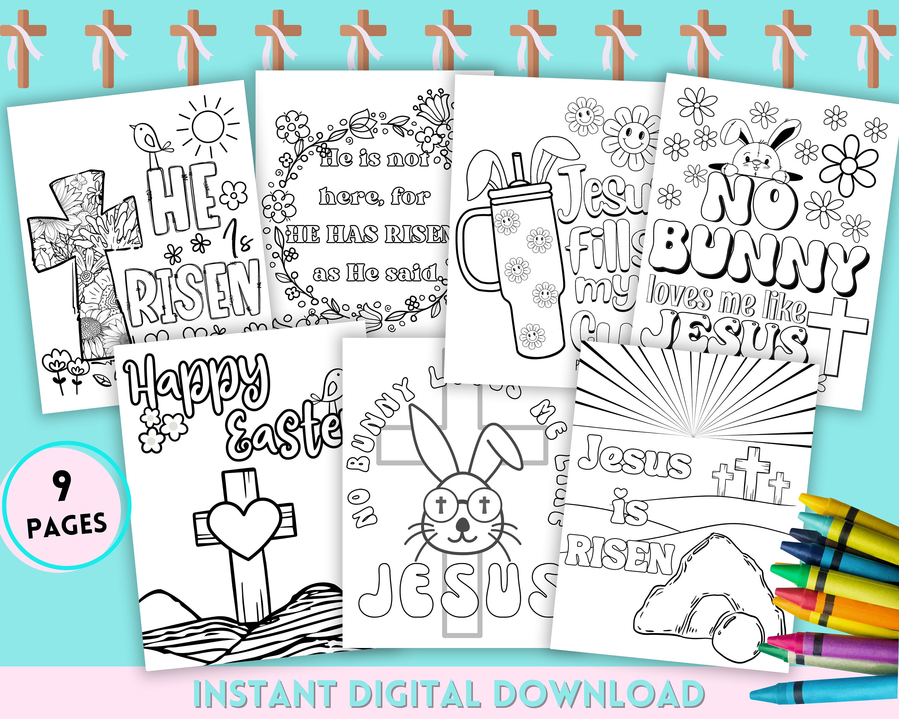 Easter Religious Coloring Pages, Easter Coloring Pages, Printable ...
