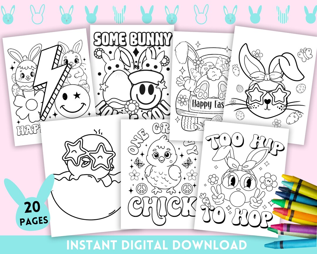 Easter Coloring Pages, Coloring Pages for Kids, Easter Printable ...