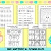 Easter Spring Activity Pages, Kindergarten First Grade Easter ...