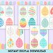 Easter Egg Hunt Matching Game~easter Memory Game~kids Spring Printable ...