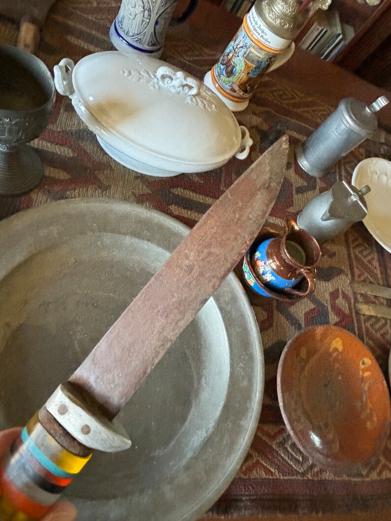 WWII Theatre Knife With GI Scavenged Lucite Handle - Etsy