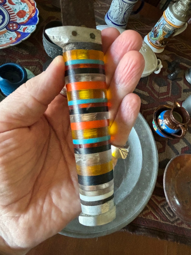 WWII Theatre Knife With GI Scavenged Lucite Handle - Etsy