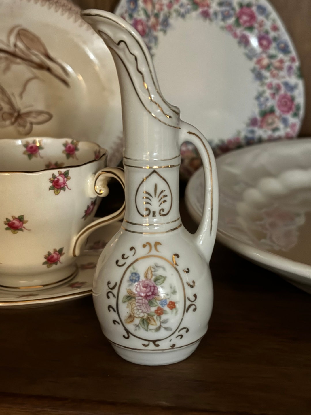 Pretty Porcelain Ewer From Occupied Japan - Etsy