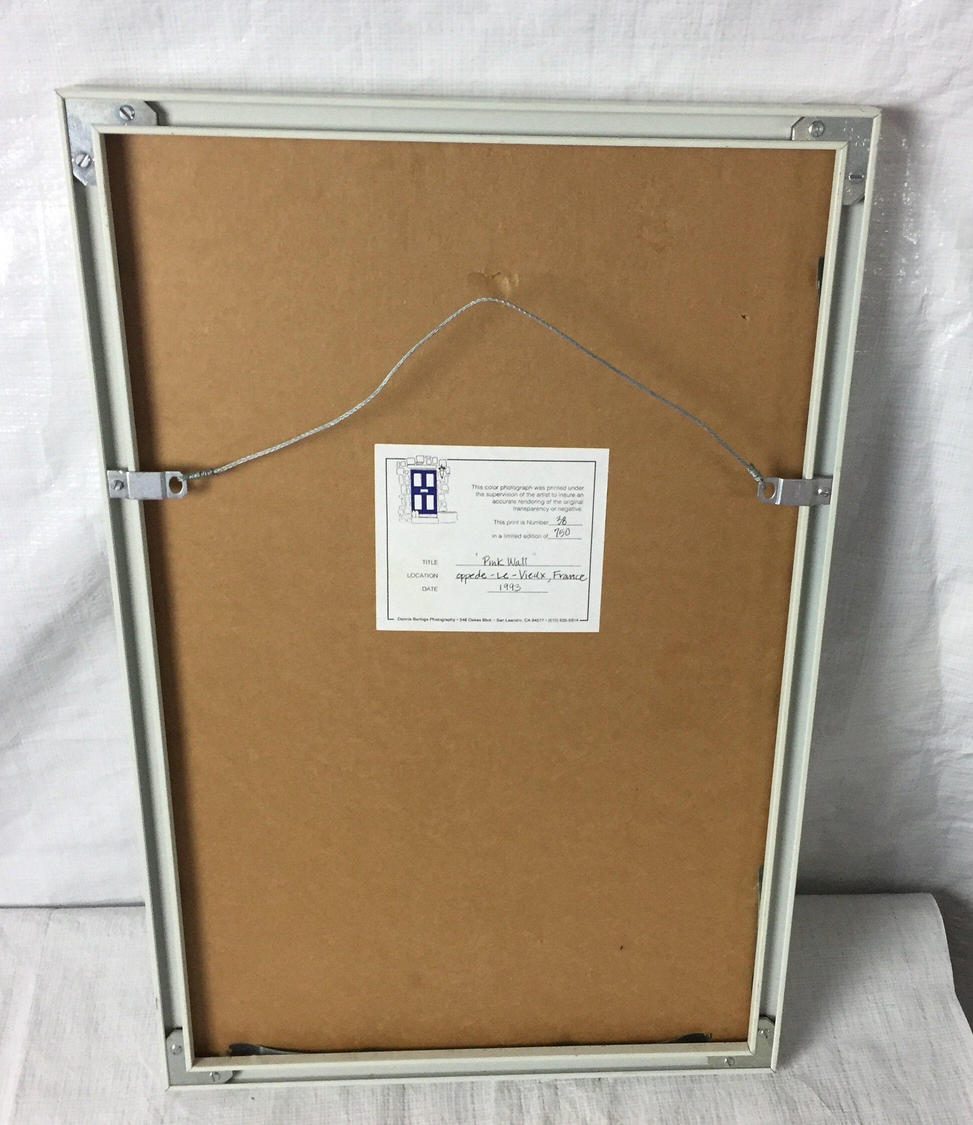 Dennis Barloga "pink Wall" Photograph 1993 38/750 - Etsy