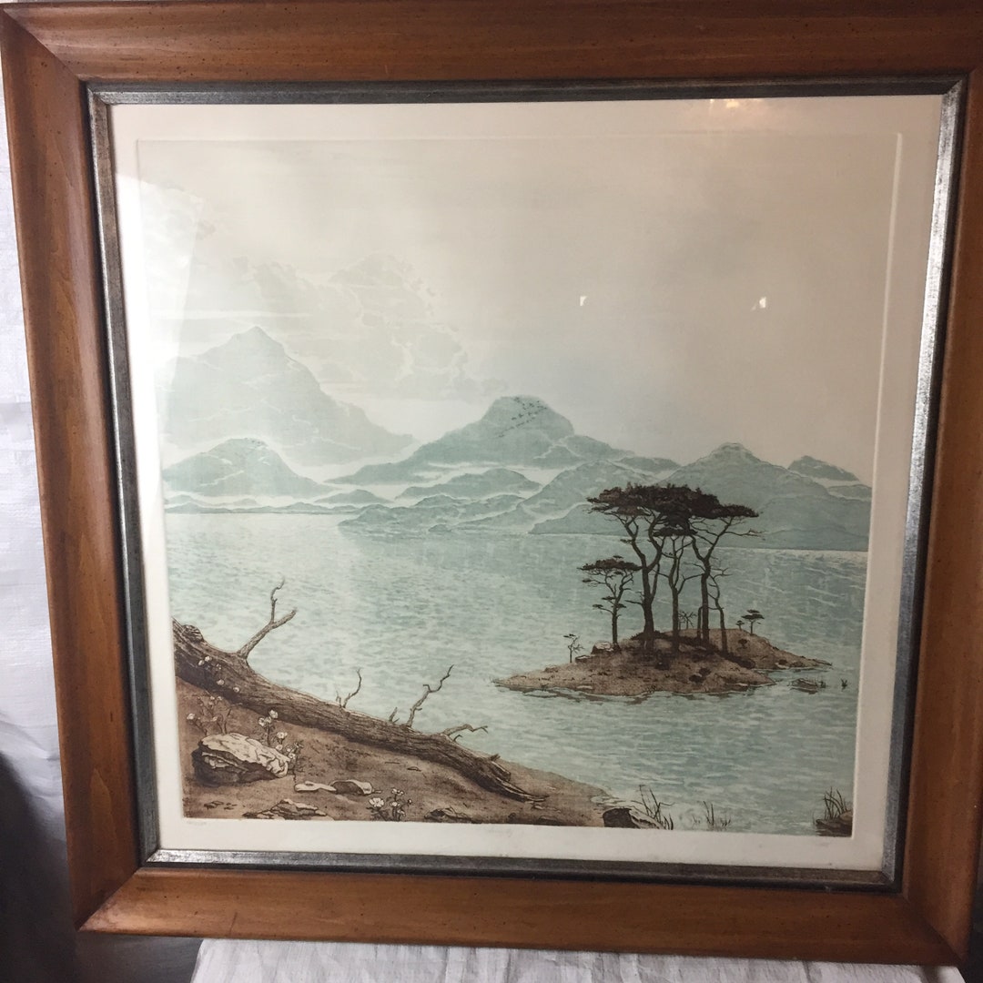 Anne Tuttle "serenity" Signed and Numbered 187/350 Wooden Framed Print ...