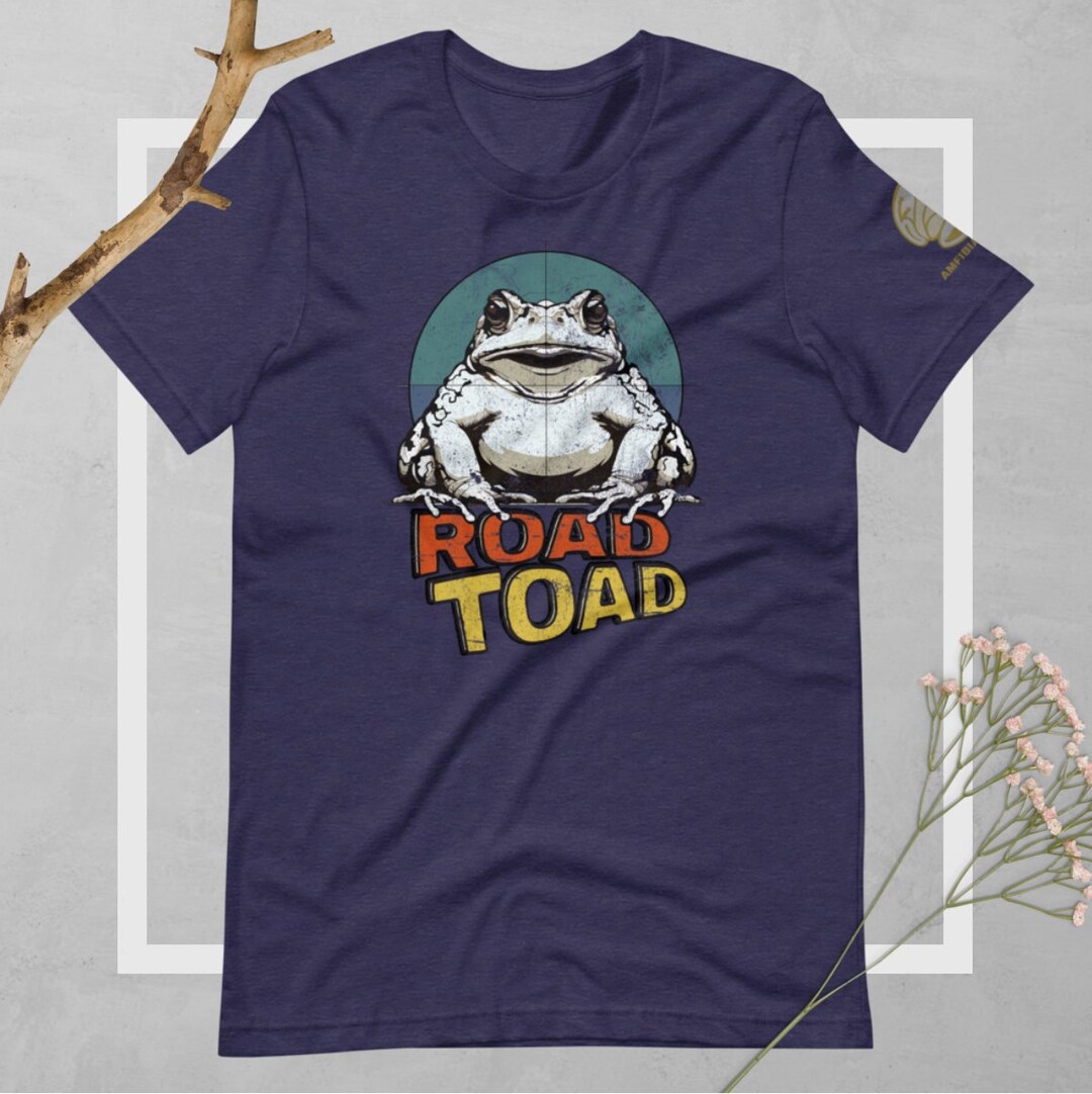 Road Toad Tee, Toad Shirt, Road Trip, Funny Toad, Funny Shirt, Toad ...