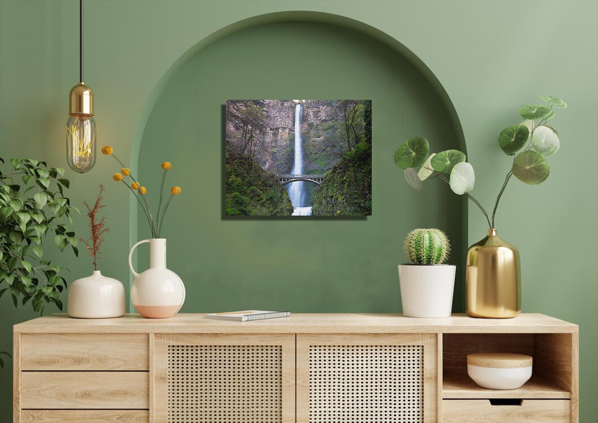 Multnomah Falls-oregon-usa photo Canvas-national Parks-landmarks-bucket ...