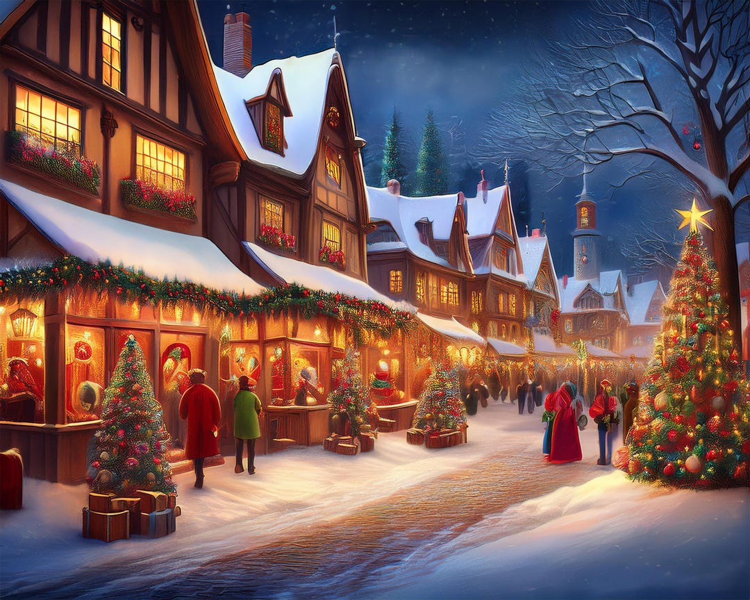 A Victorian Christmas Village Step Back to a Bygone Era With This ...