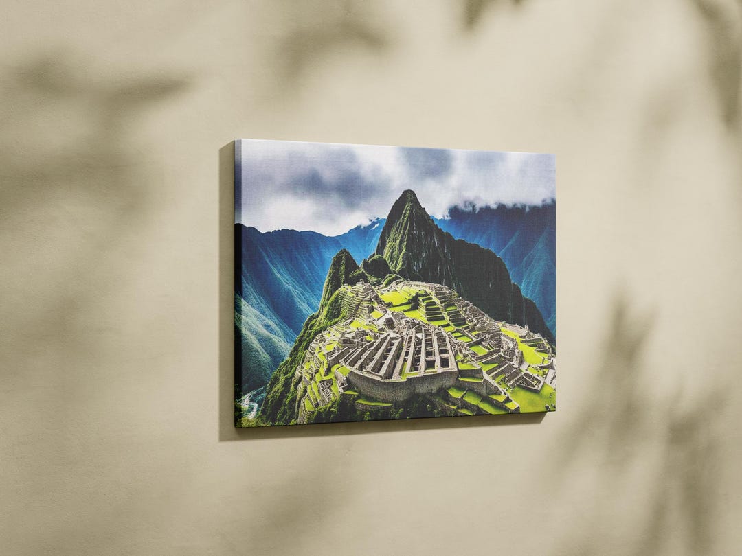Machu Picchu: Lost City of the Incas Canvas Print - the Majesty of ...