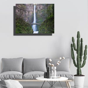 Multnomah Falls-oregon-usa photo Canvas-national Parks-landmarks-bucket ...