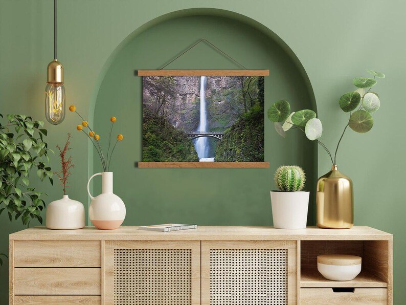 Multnomah Falls-oregon-usa photo Canvas-national Parks-landmarks-bucket ...