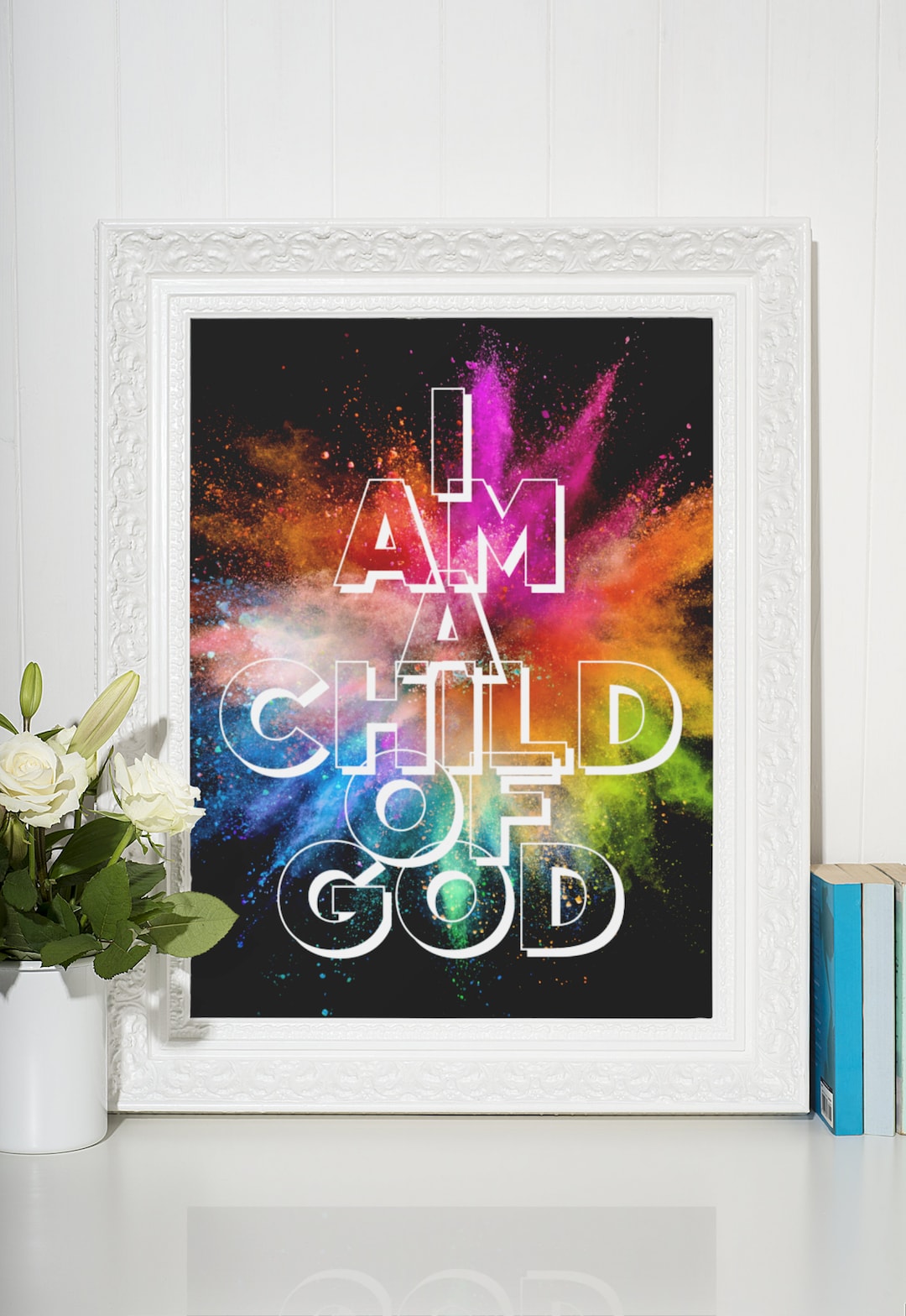 I Am a Child of God Poster, Bible Verse Print, Christian Poster, LDS ...