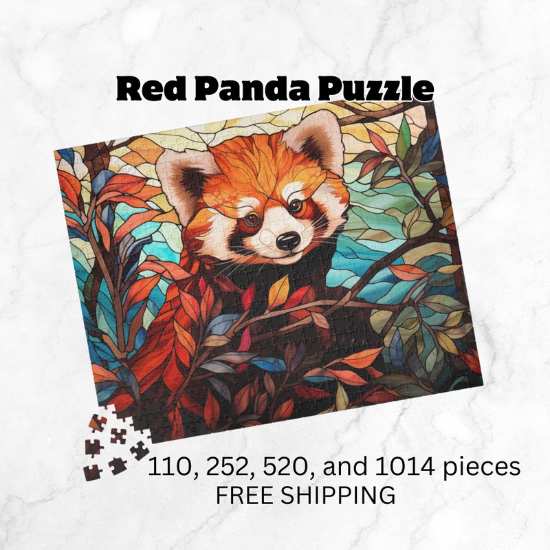 Panda Puzzle - Etsy
