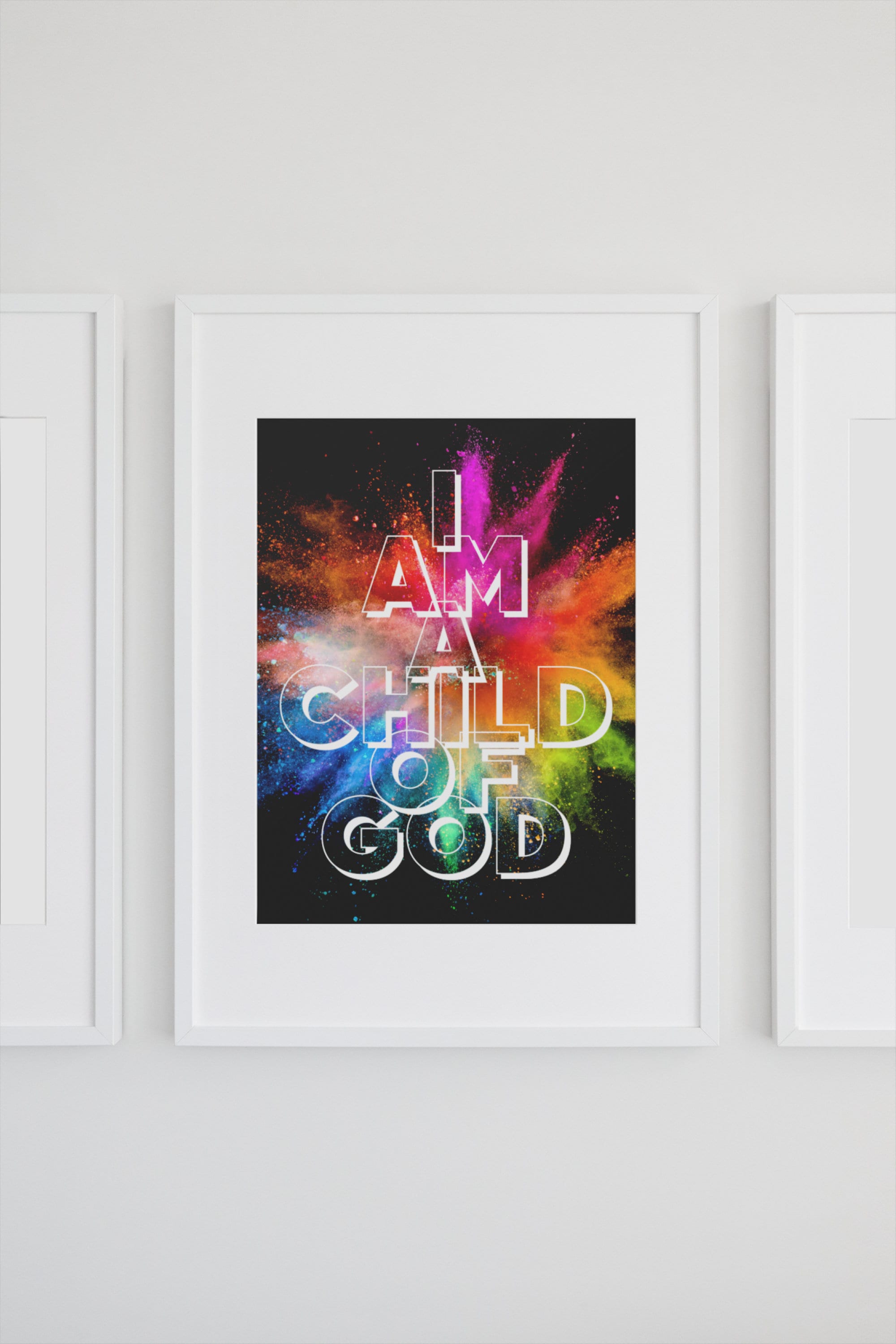 I Am a Child of God Poster, Bible Verse Print, Christian Poster, LDS ...