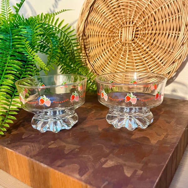 Strawberry Bowls - Etsy