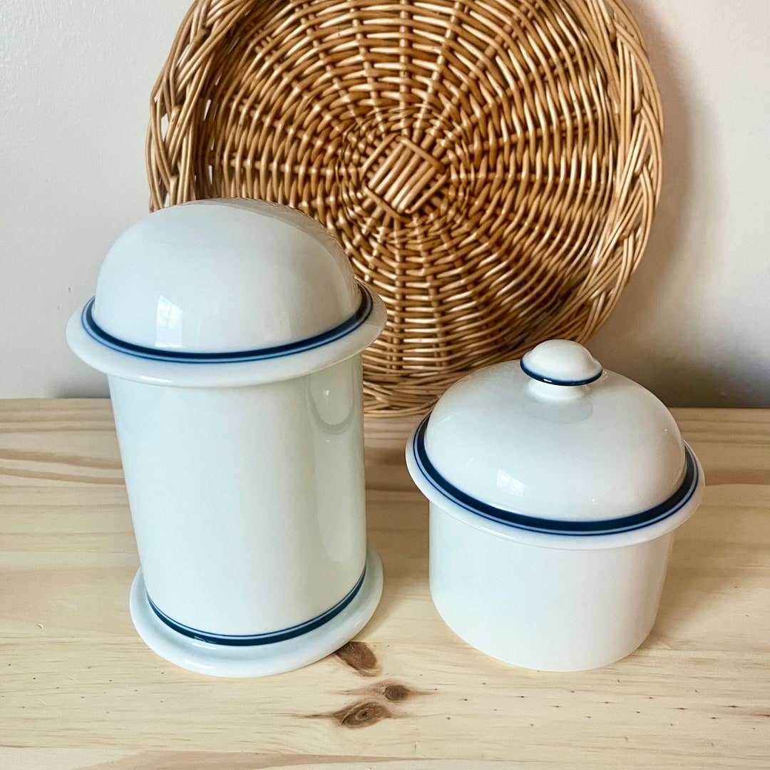 Vintage Dansk Bistro Set Jar and Sugar Bowl With Lid - Etsy