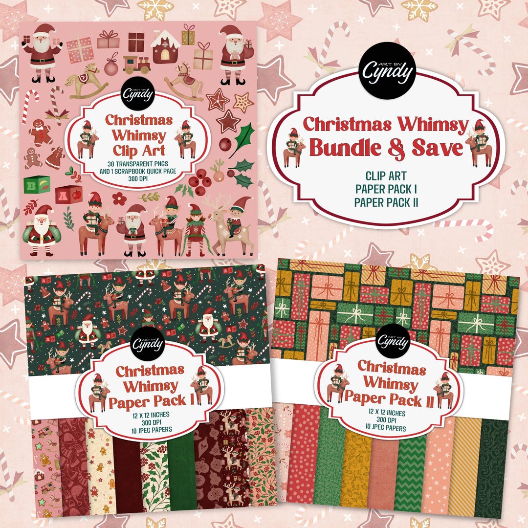 Christmas Whimsy Bundle - Etsy