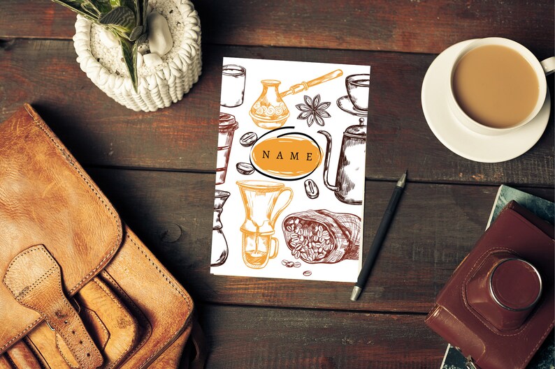 Elegant Coffee Menu | Editable Cafe Shop Menu Template | Minimalist ...