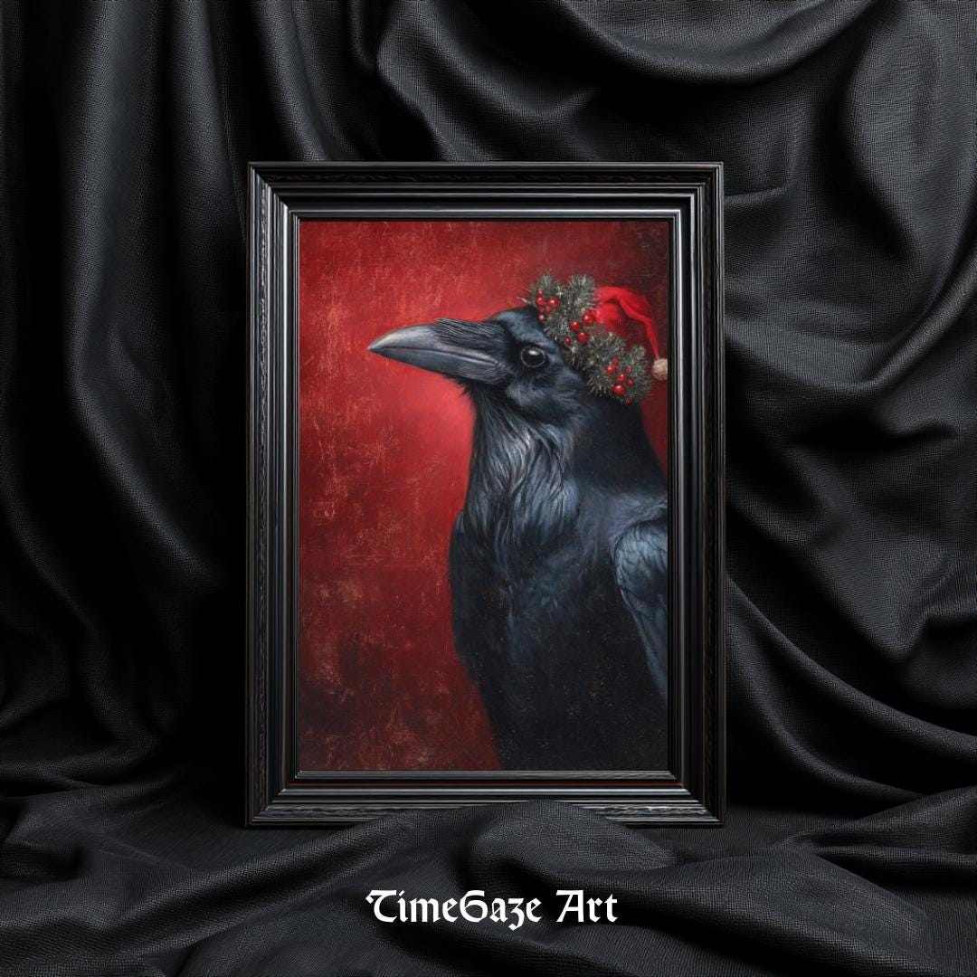 Gothic Raven Christmas Digital Download – Product Description & Buyer ...