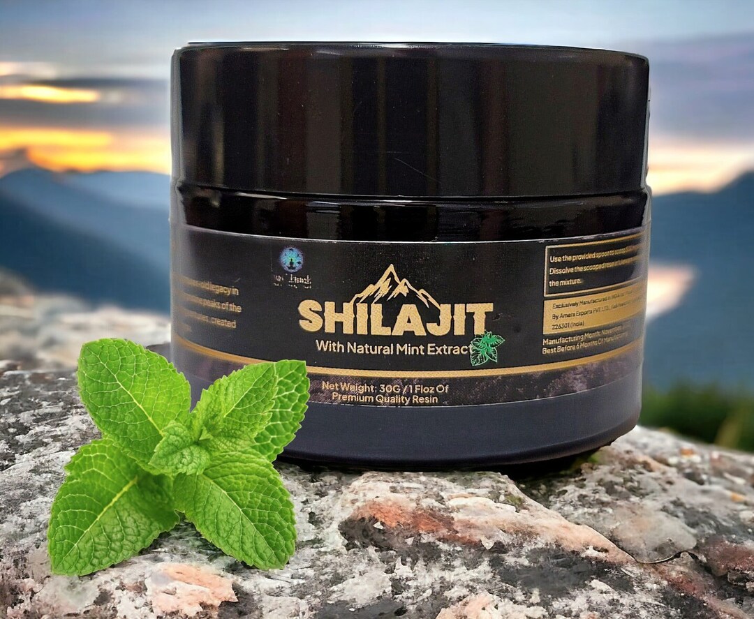 Himalayan Shilajit With Natural Mint Extract - Etsy