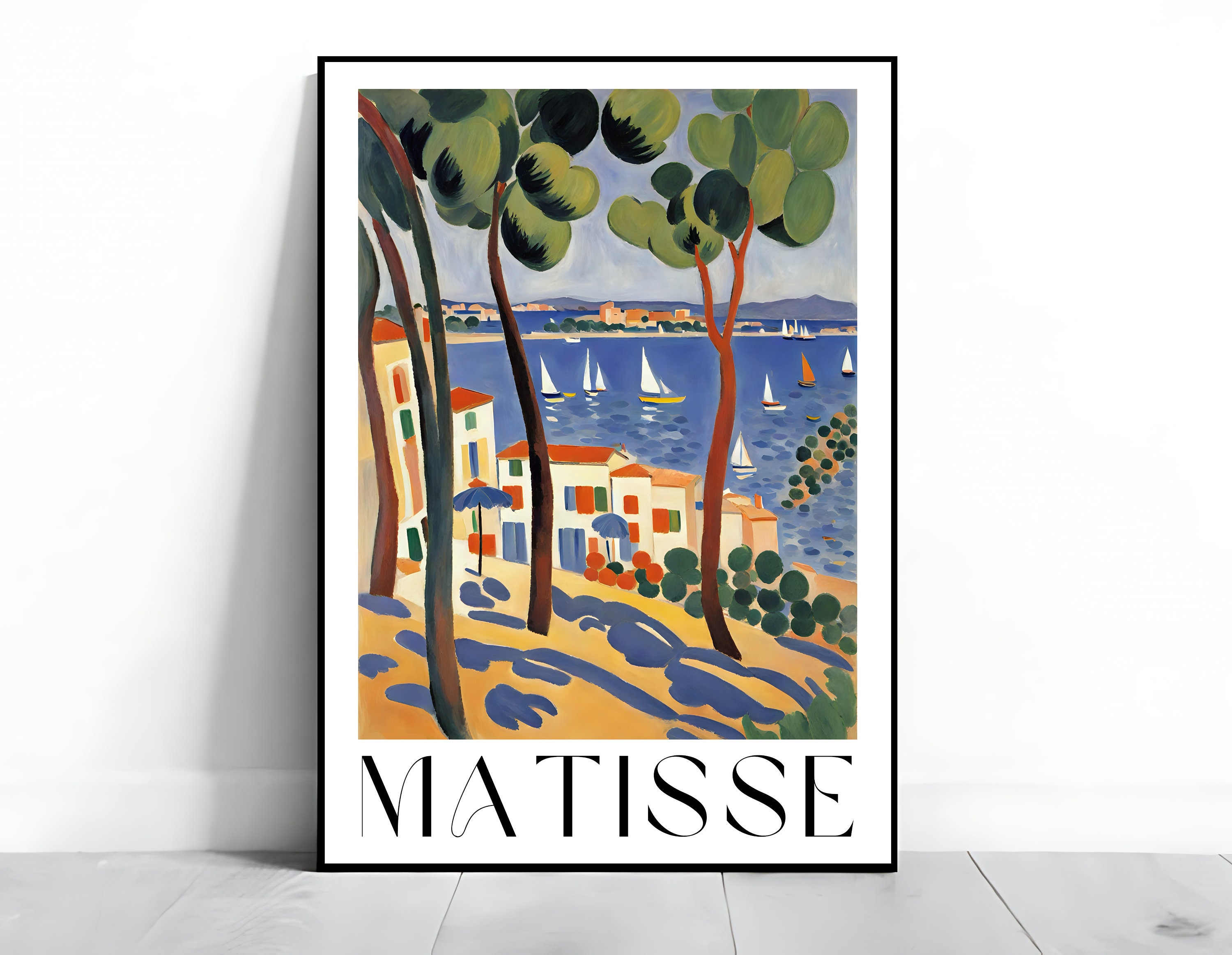 Henri Matisse St Tropez Beach Print - Aesthetic Matisse Poster for ...