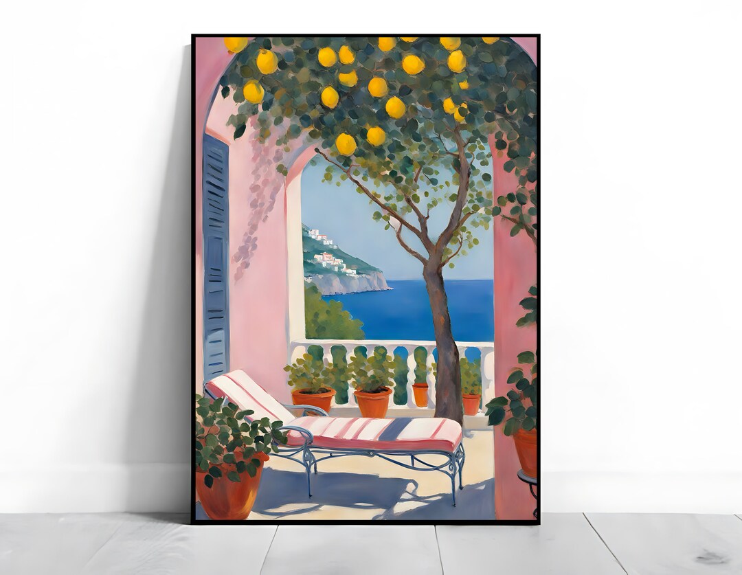 Positano, Amalfi Coast Henri Matisse Print - Aesthetic Matisse Poster for Modern Gallery ...
