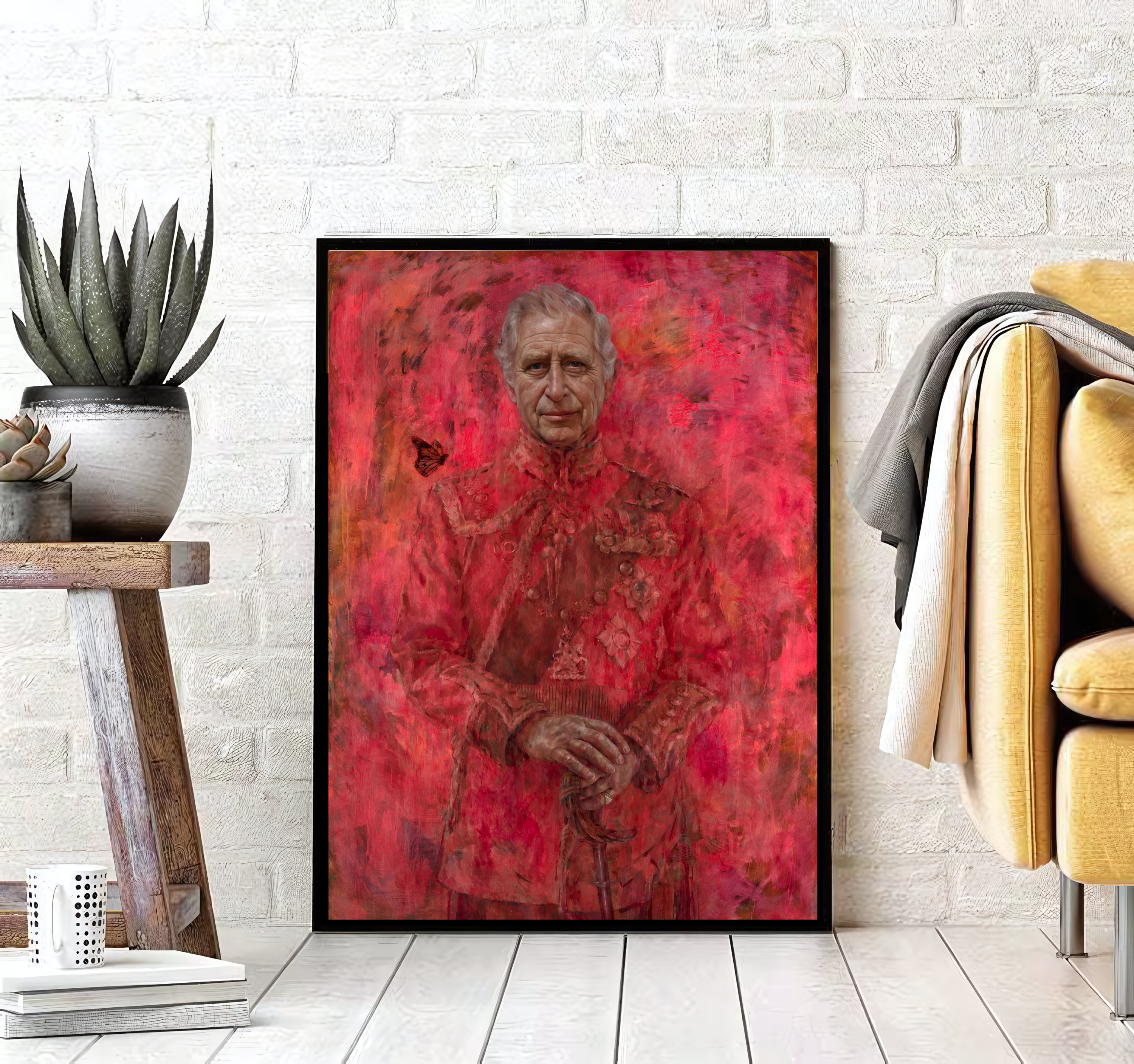 King Charles III Portrait Painting by Jonathan Yeo (print) - Etsy